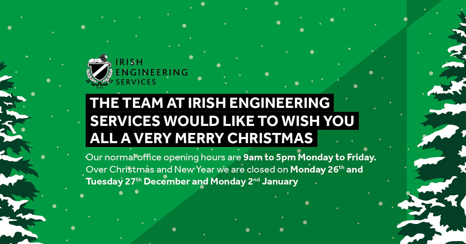 Happy Christmas from Irish Engineering Services - Irish Engineering ...